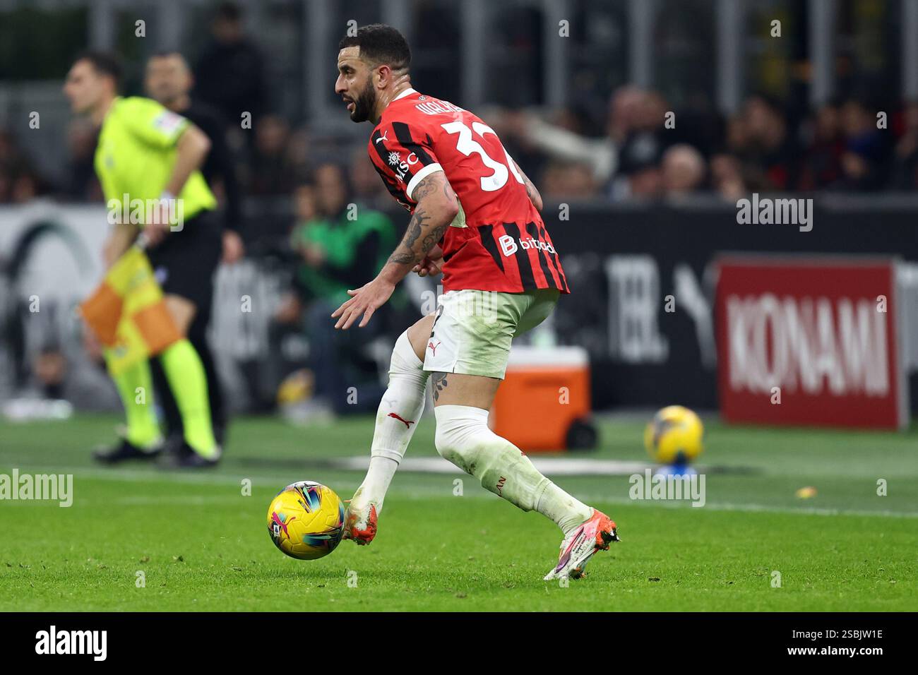 Milano, Italy. 02nd Feb, 2025. Kyle Walker of Ac Milan in action during ...