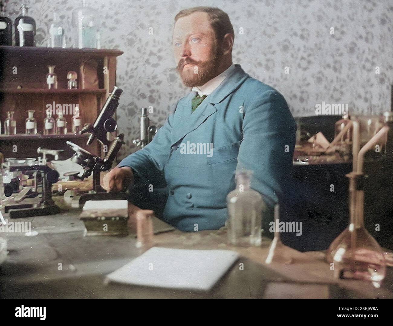Fritz Schaudinn (1871-1906), German zoologist, in 1902. Schaudinn co ...