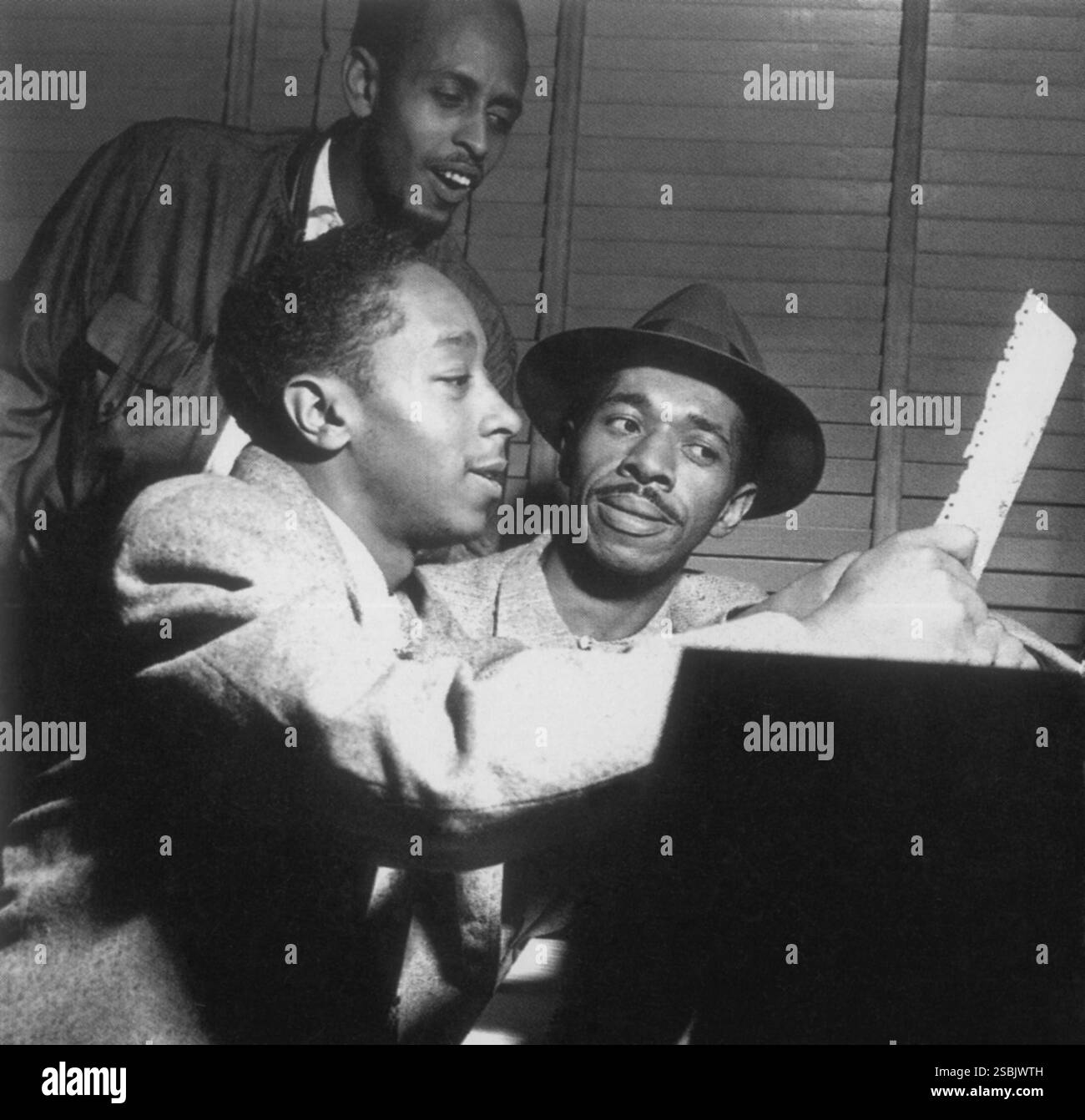 (From left to right) Percy Heath (1923 - 2005), Elmo Hope (1923 - 1967 ...