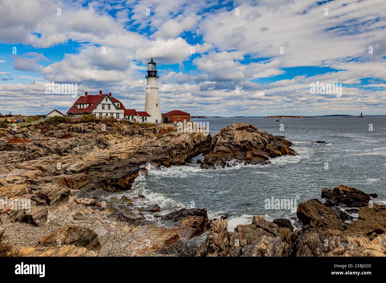 Portland Head Light in Maine Stock Photo - Alamy