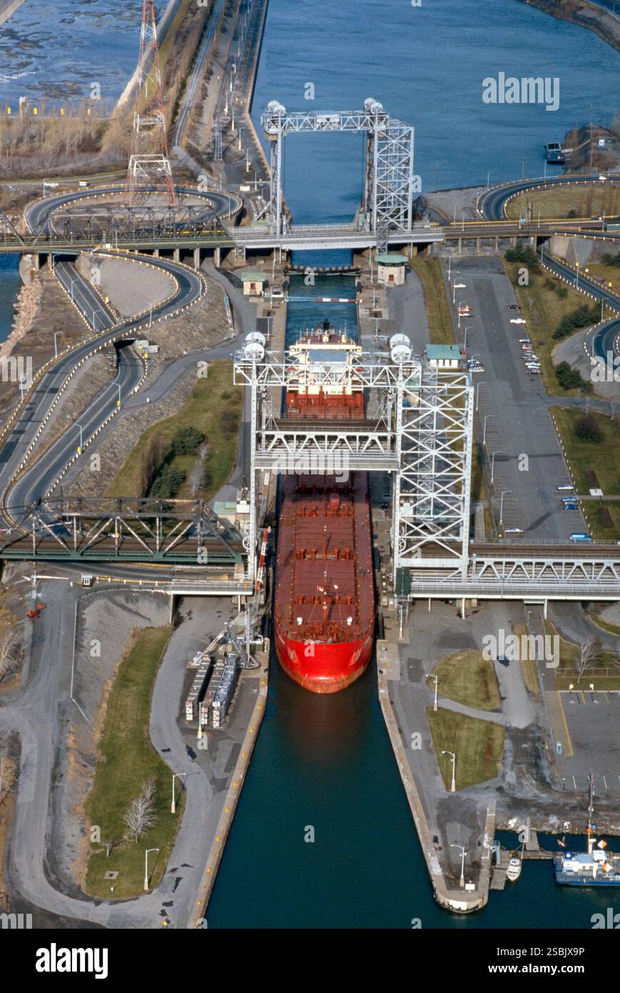 St. Lawrence Seaway, Canada, August 1964. The St. Lawrence Seaway is a ...