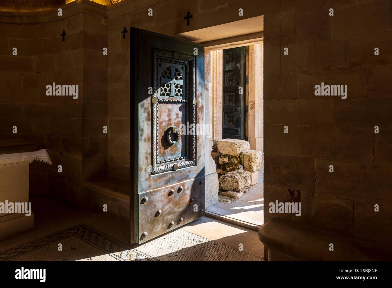 Mount Tabor, Israel – February 3, 2025: The Basilica of the ...