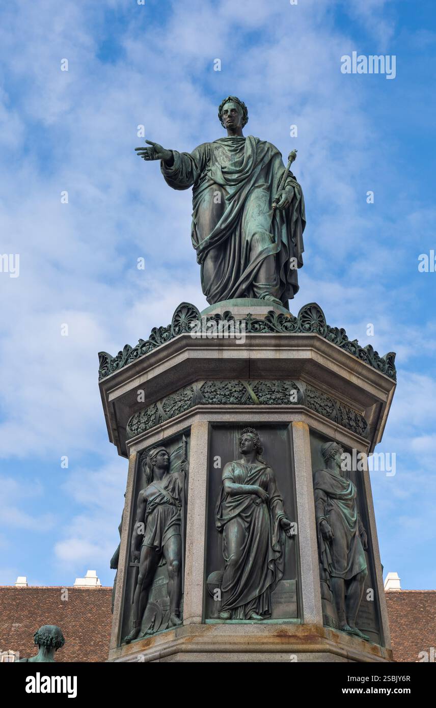 Emperor Franz II (Francis II) statue in Vienna, Wien, Austria Stock Photo - Alamy
