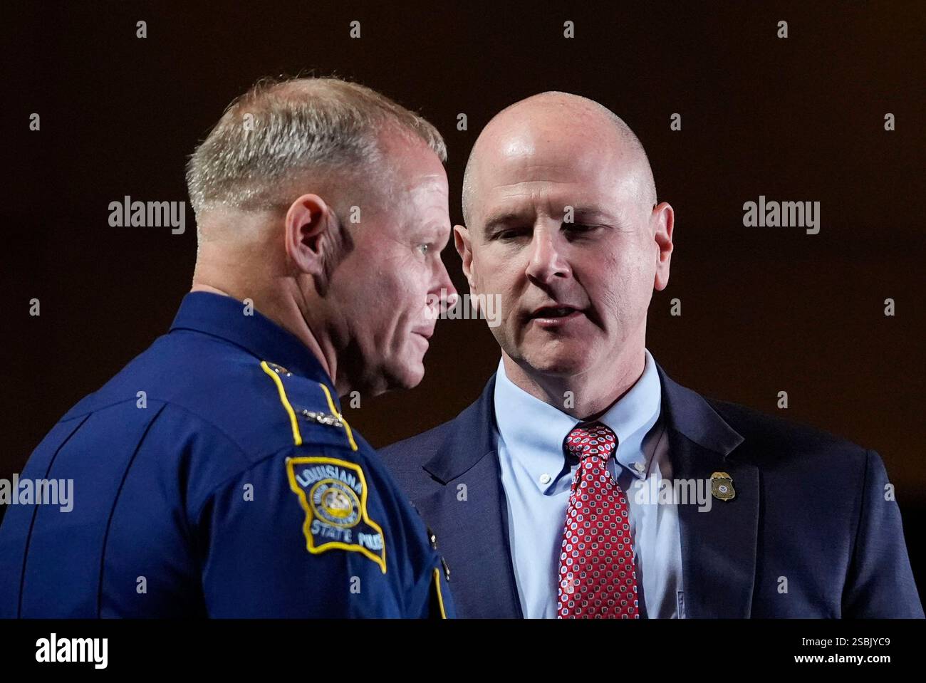 CORRECTS DATE OF SUPER BOWL - Louisiana State Police Superintendent Col ...