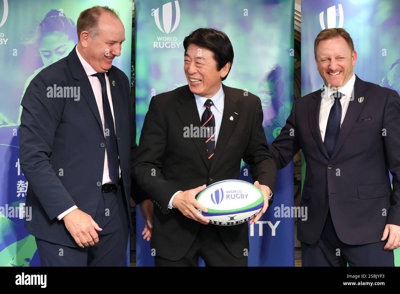 Tokyo, Japan. 3rd Feb, 2025. The new World Rugby chairman Brett ...