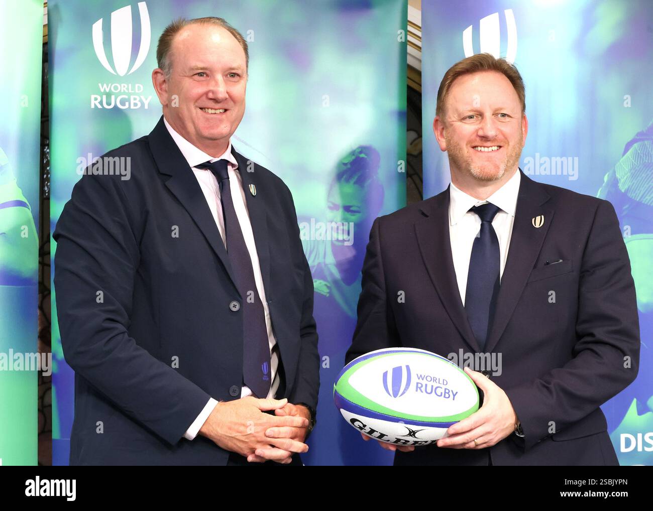 Tokyo, Japan. 3rd Feb, 2025. The new World Rugby chairman Brett ...