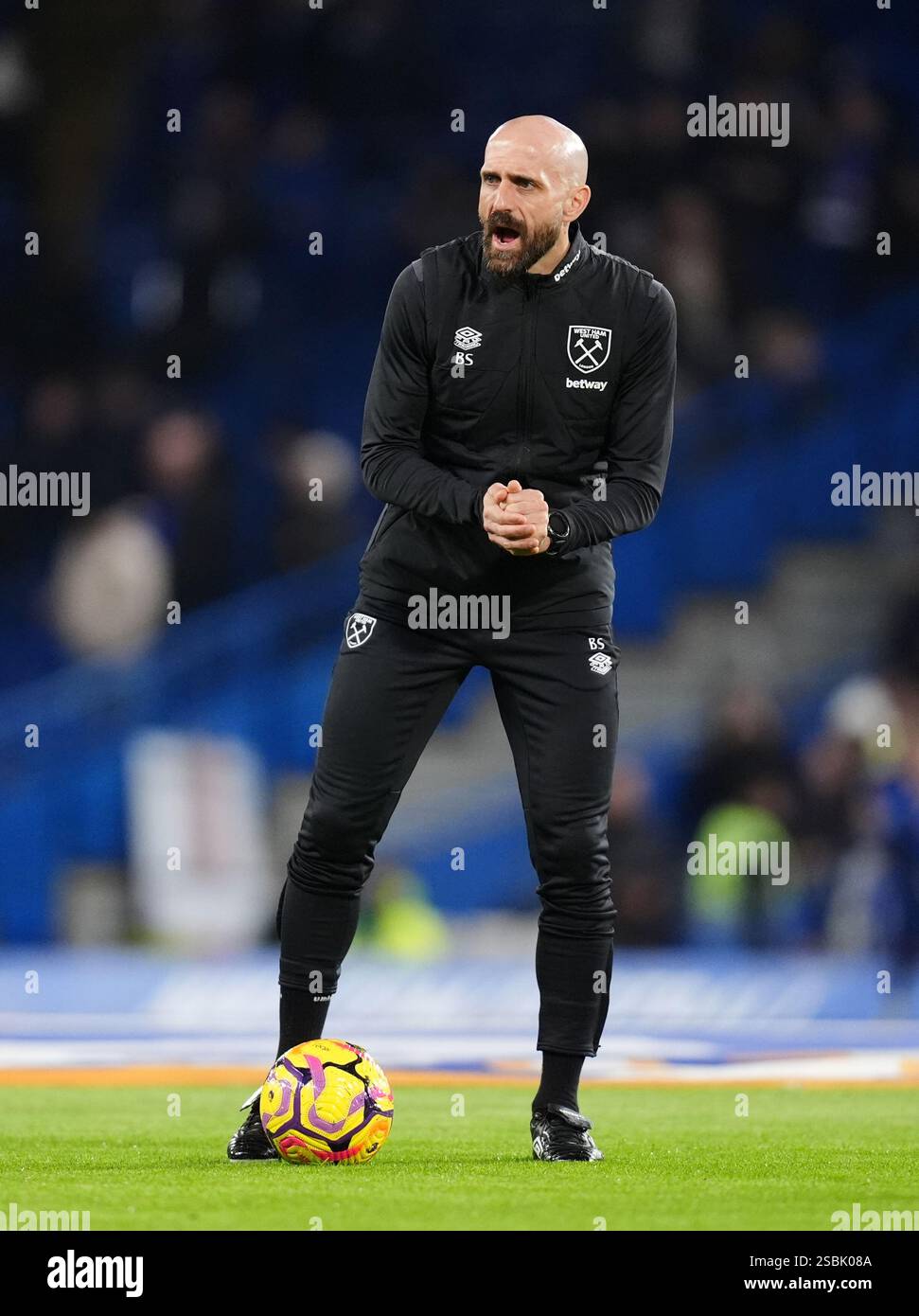 West Ham United assistant head coach Bruno Saltor during the Premier ...