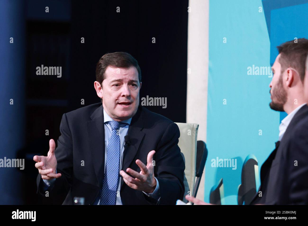 The President of the Regional Government of Castilla y León, Alfonso ...