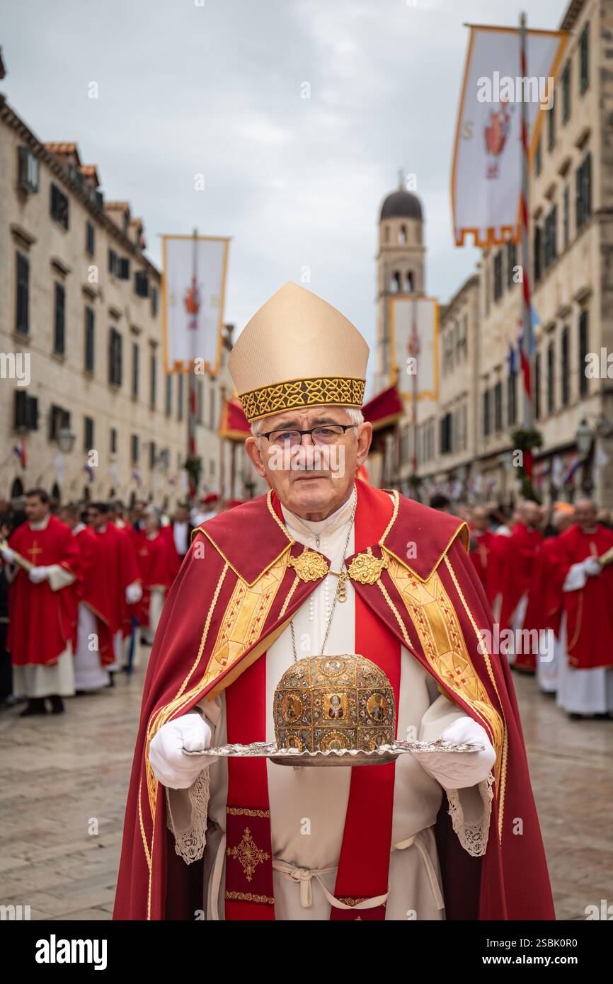 Dubrovnik, Croatia. 03rd Feb, 2025. After the solemn pontificial ...
