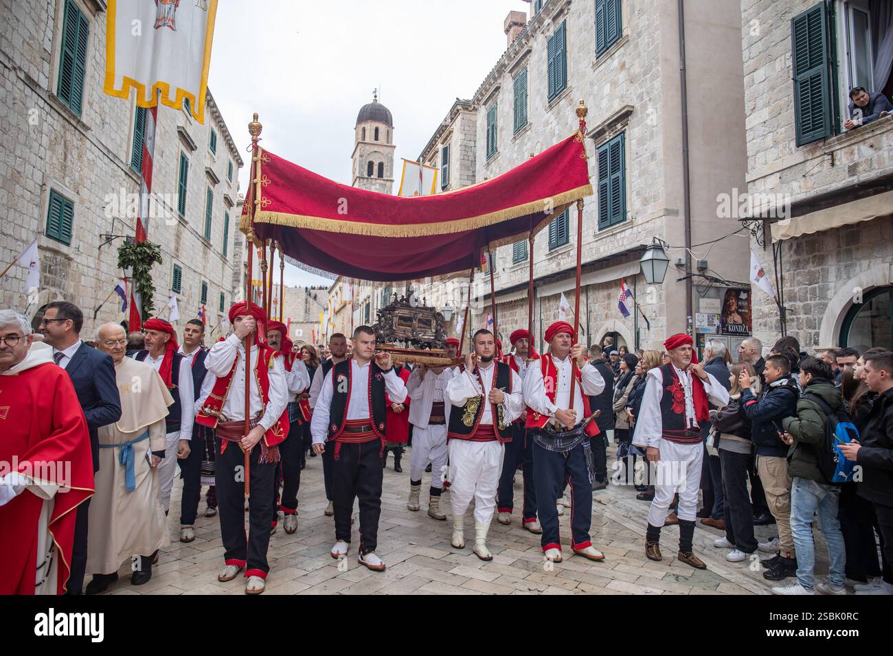 After the solemn pontificial Eucharistic celebration, a procession ...