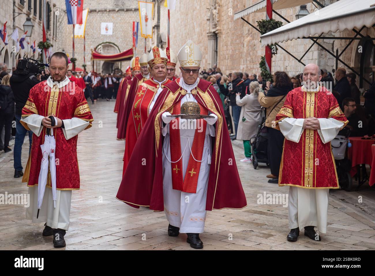 After the solemn pontificial Eucharistic celebration, a procession ...