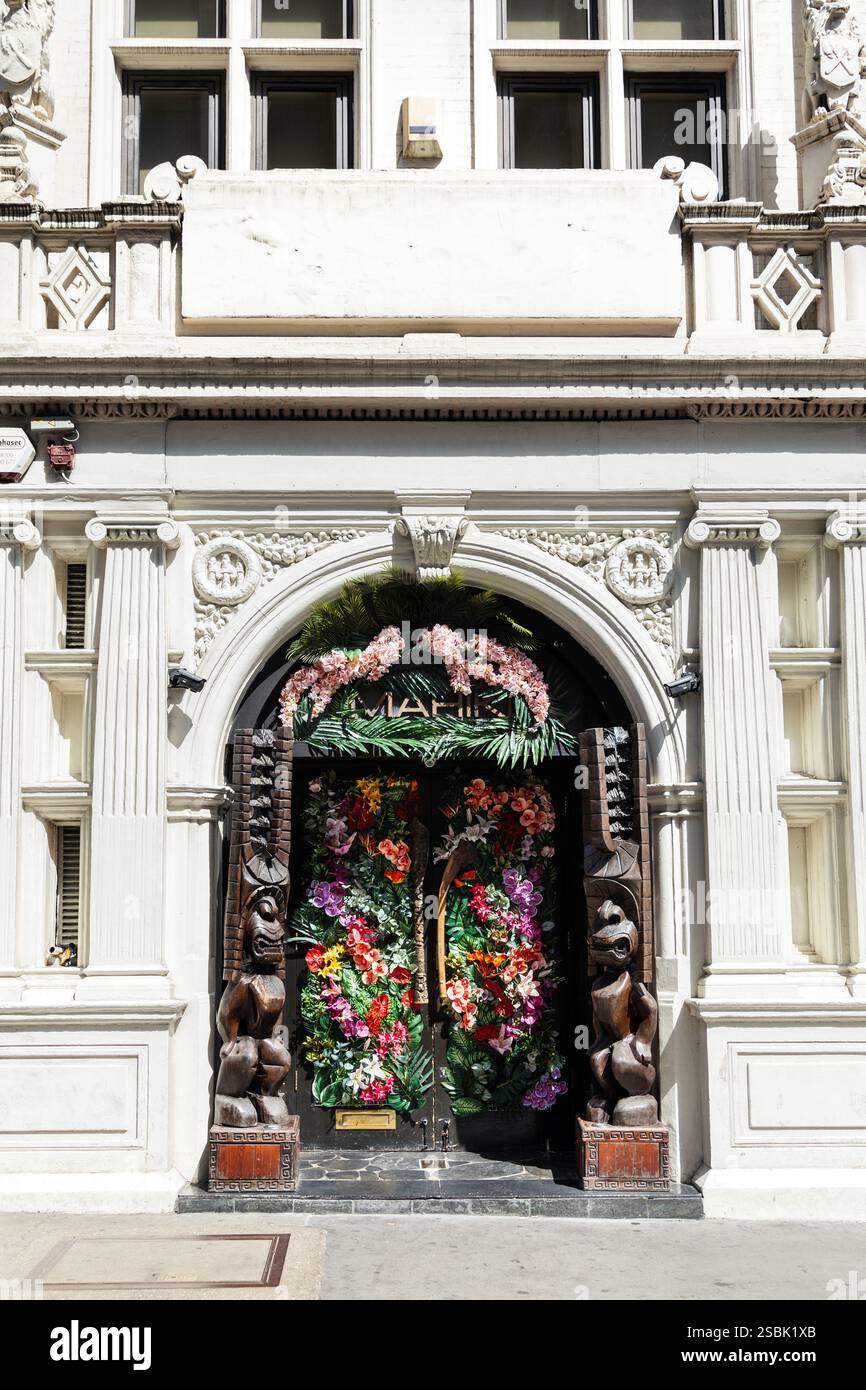 Exterior of Mahiki tiki bar in Mayfair, London, England Stock Photo - Alamy