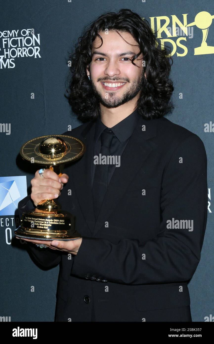 Los Angeles, USA. 02nd Feb, 2025. LOS ANGELES - FEB 2: Xolo Mariduena at the 2025 Saturn Awards ...
