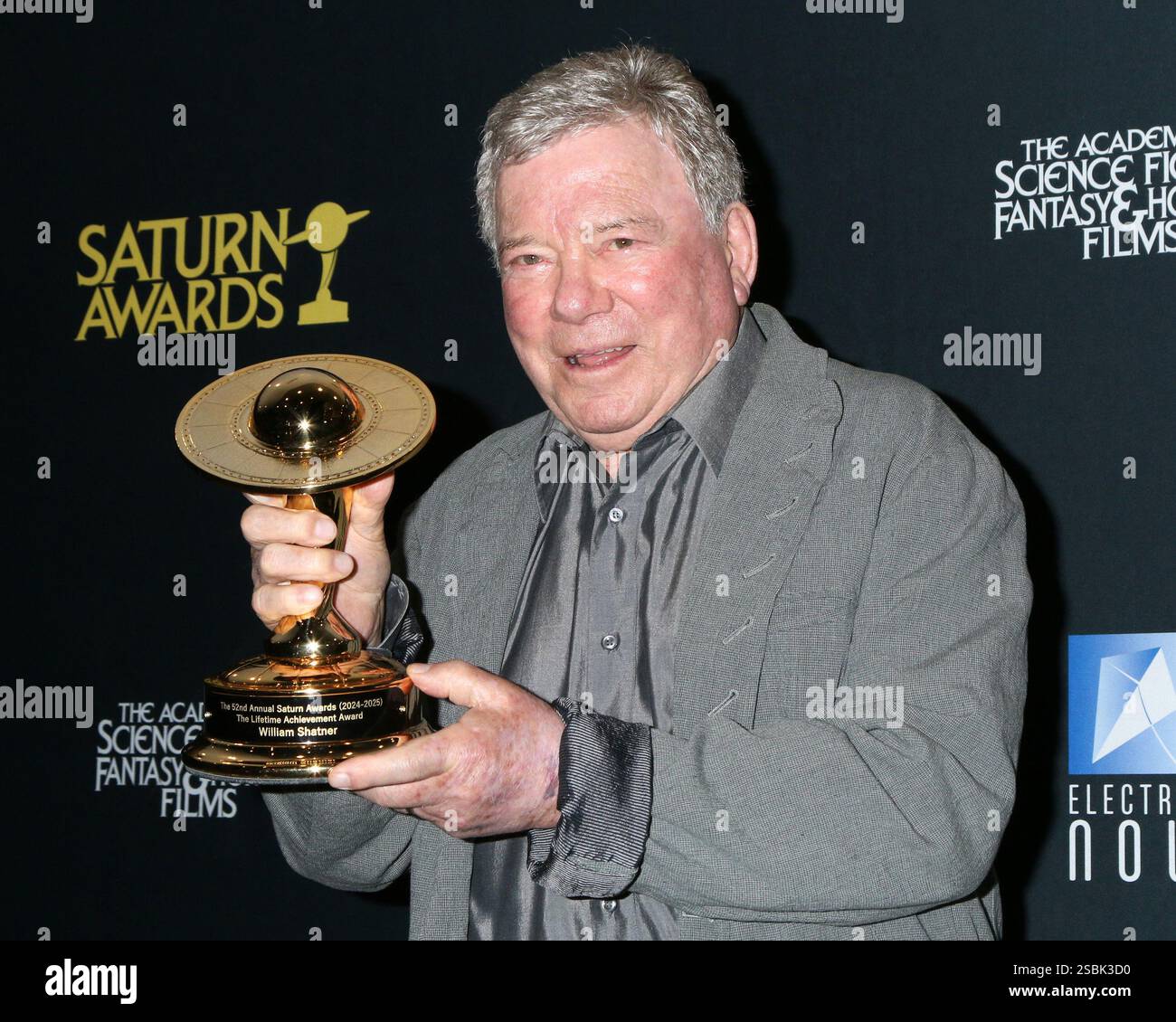 LOS ANGELES - FEB 2: William Shatner at the 2025 Saturn Awards Press ...