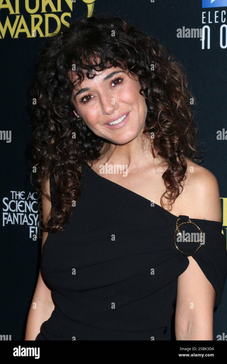 LOS ANGELES - FEB 2: Emmanuelle Chriqui at the 2025 Saturn Awards Press ...