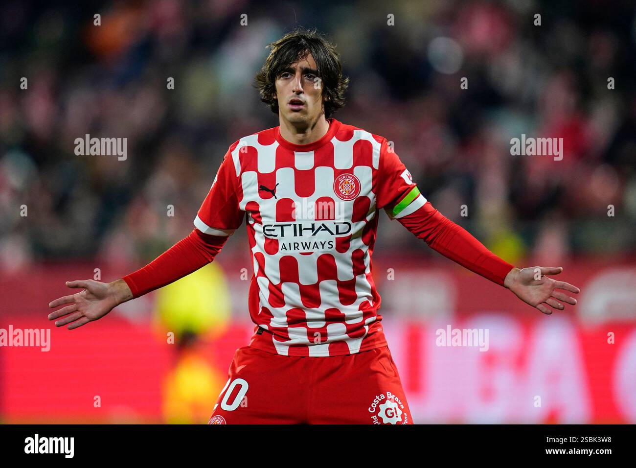 Girona, Spain. 03rd Feb, 2025. Brian Gil of Girona FC during the La ...