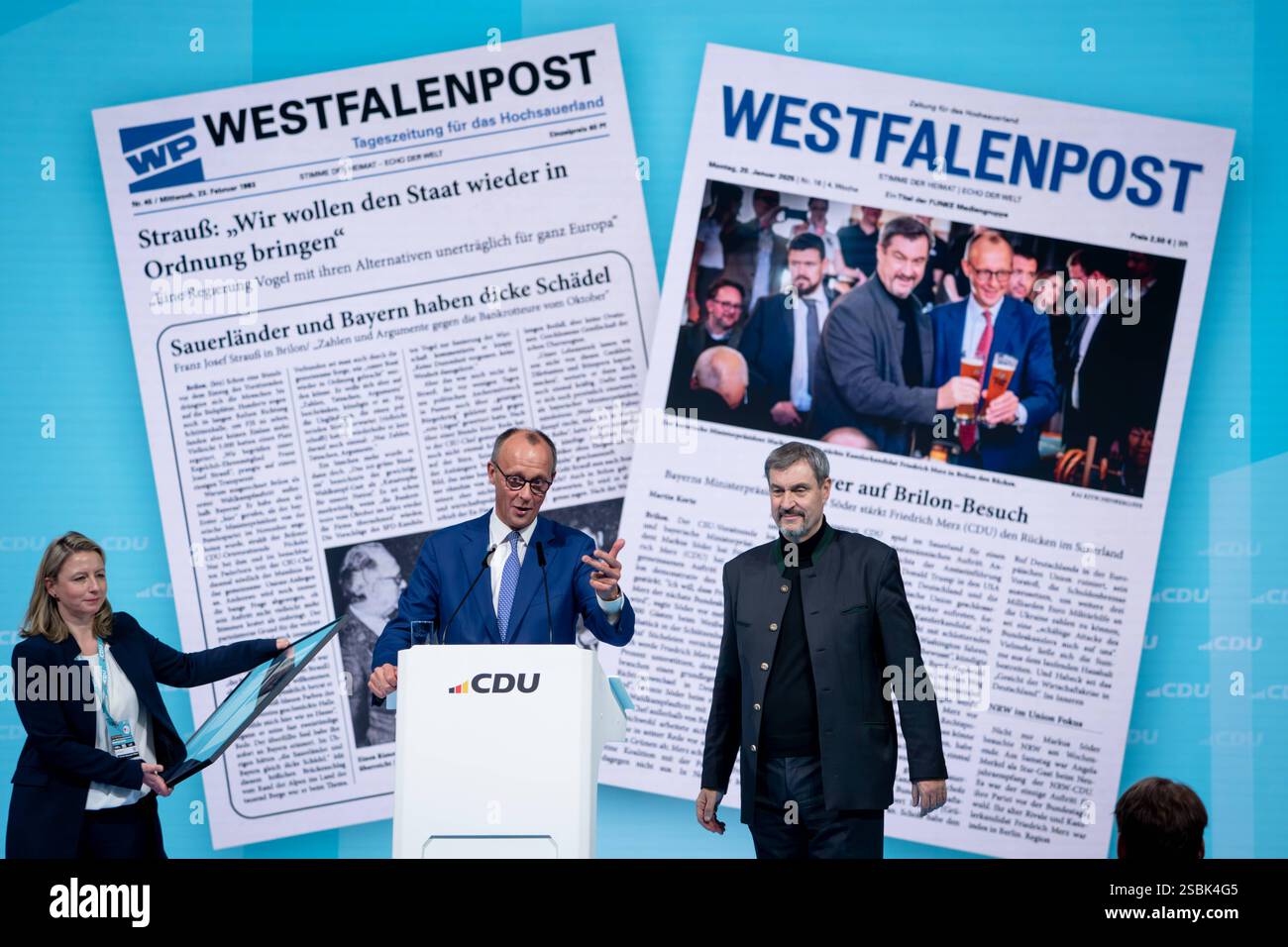 37.Bundesparteitag der CDU Deutschlands Friedrich Merz, Vorsitzender ...