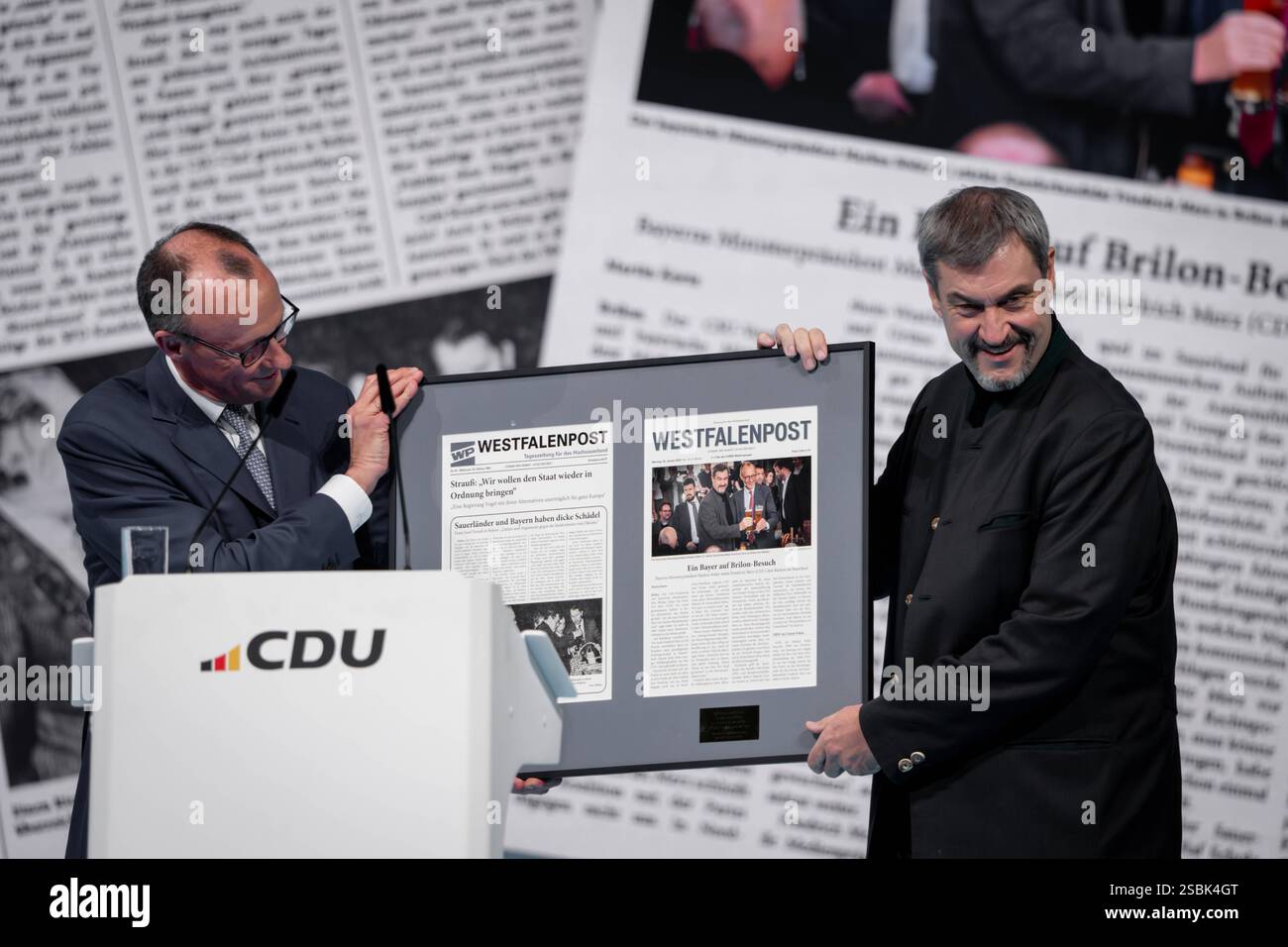 37.Bundesparteitag der CDU Deutschlands Friedrich Merz, Vorsitzender ...