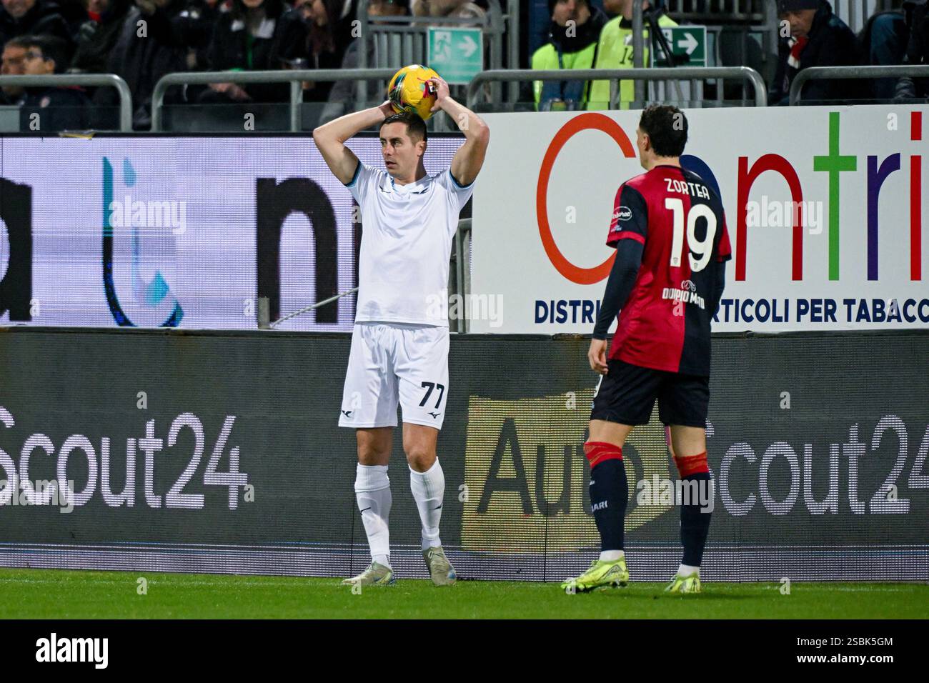 SS Lazio's Adam Marusic in action during the Serie A soccer match ...
