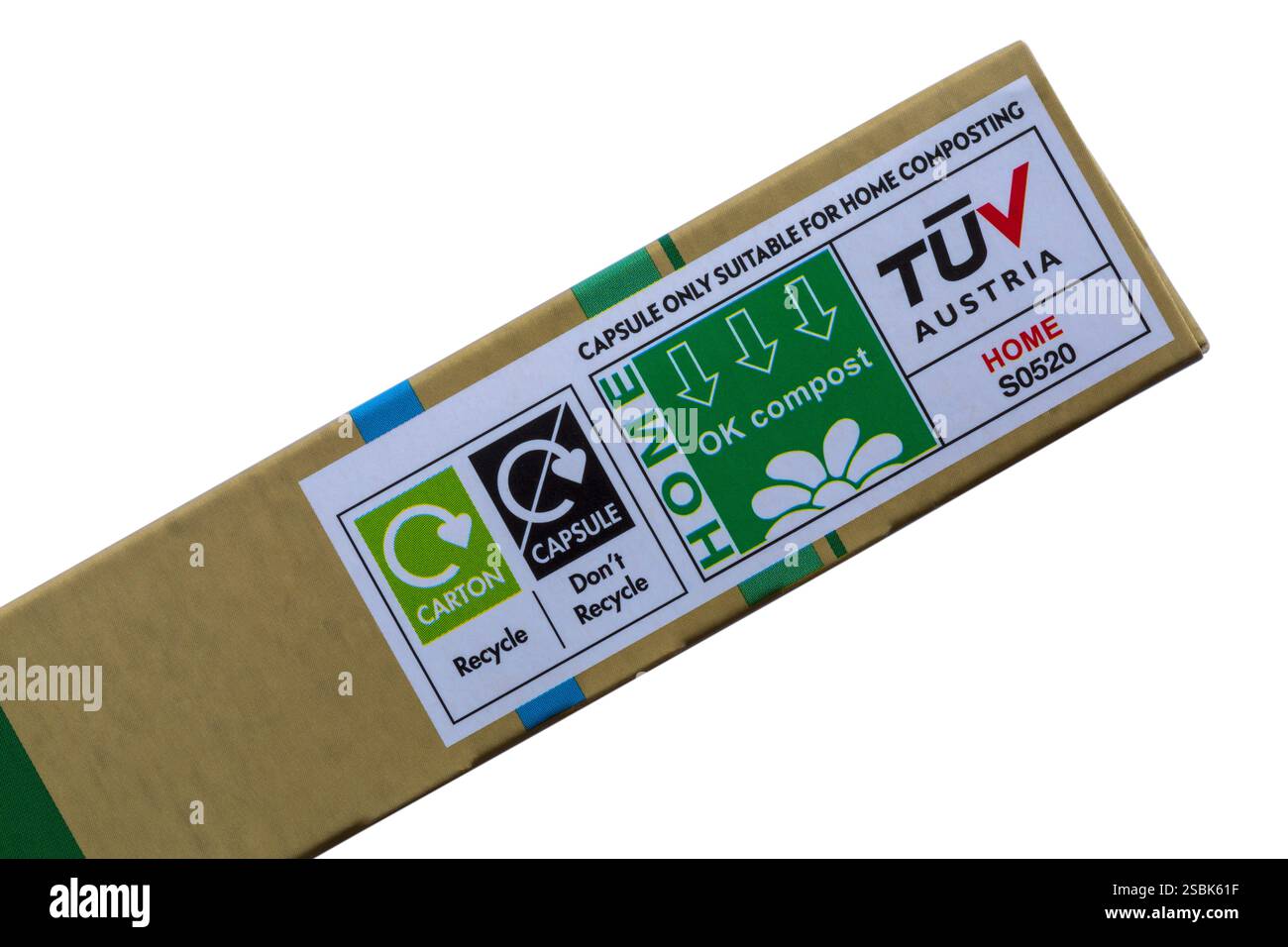 TUV Austria S0520 symbols on box of set on white background Stock Photo ...