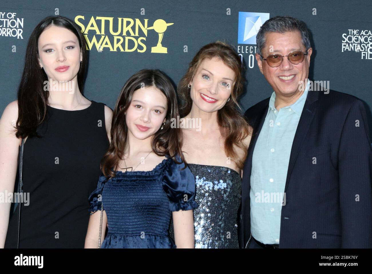 Los Angeles, USA. 2, February, 2024. Pictured left to right, Penelope ...