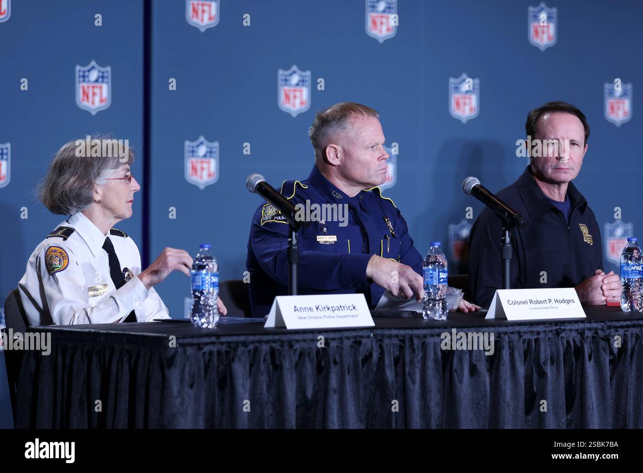 New Orleans, United States. 03rd Feb, 2025. (From left to right) Anne ...
