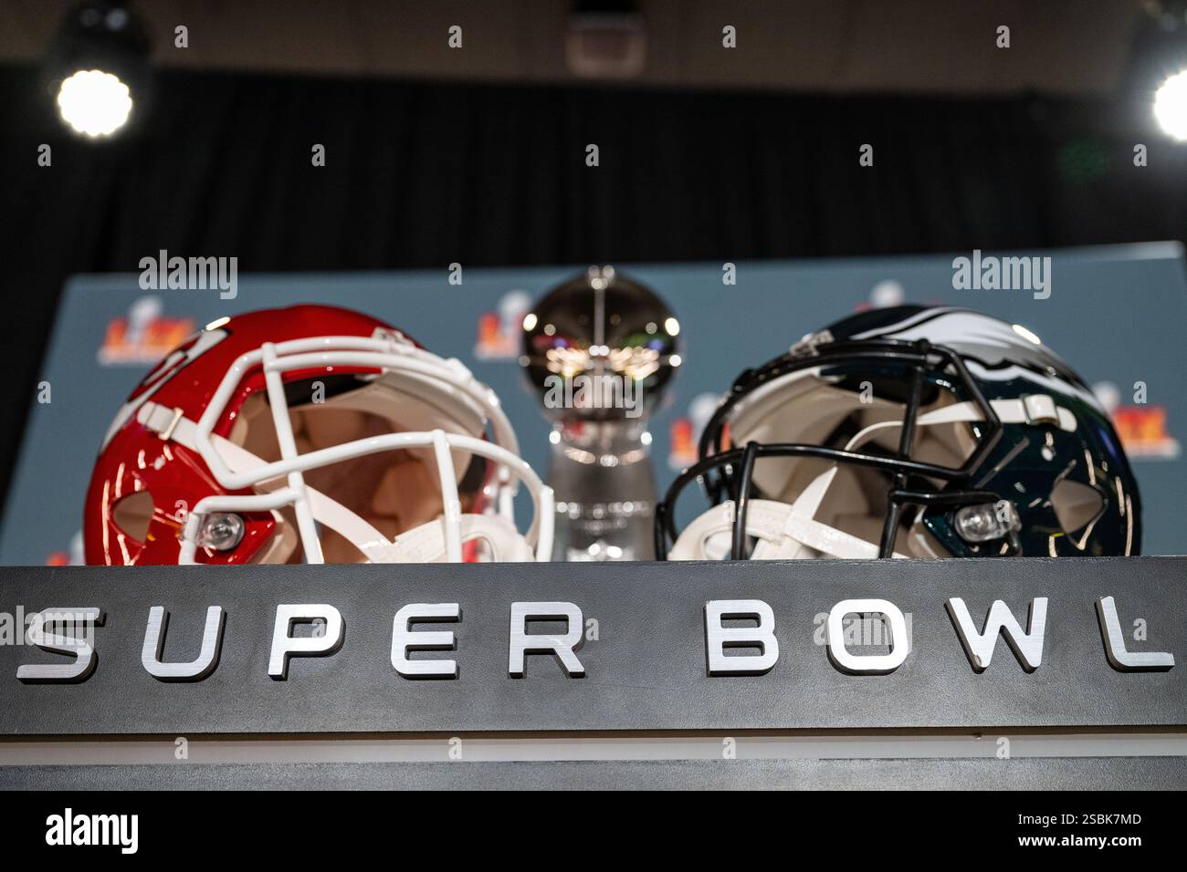 03 February 2025, USA, New Orleans: American football, NFL, Super Bowl ...