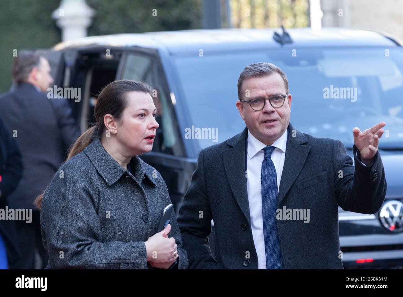 Brussels, Belgium. 03rd Feb, 2025. Petteri Orpo, Prime Minister of Finland. European leaders met ...