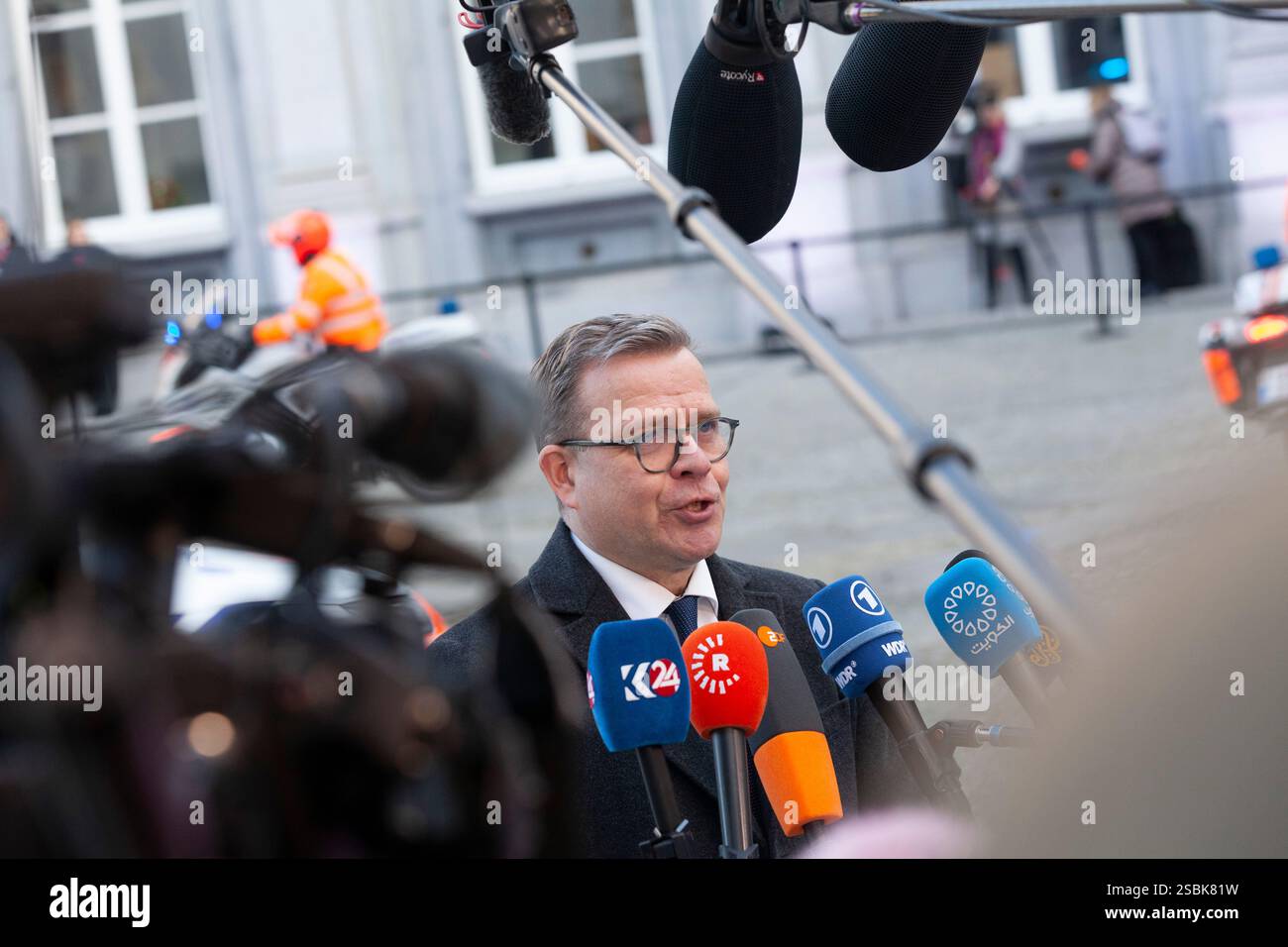 Petteri Orpo, Prime Minister of Finland. European leaders met today for an informal summit at ...