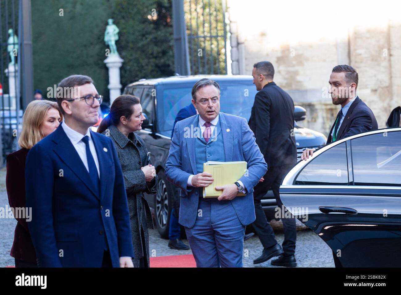 Brussels, Belgium. 03rd Feb, 2025. Estonian Prime Minister Kristen ...