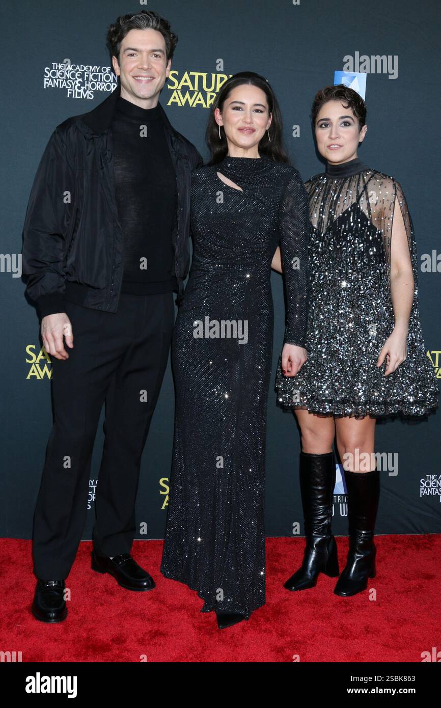 Los Angeles, USA. 2, February, 2024. Pictured left to right, Ethan Peck ...