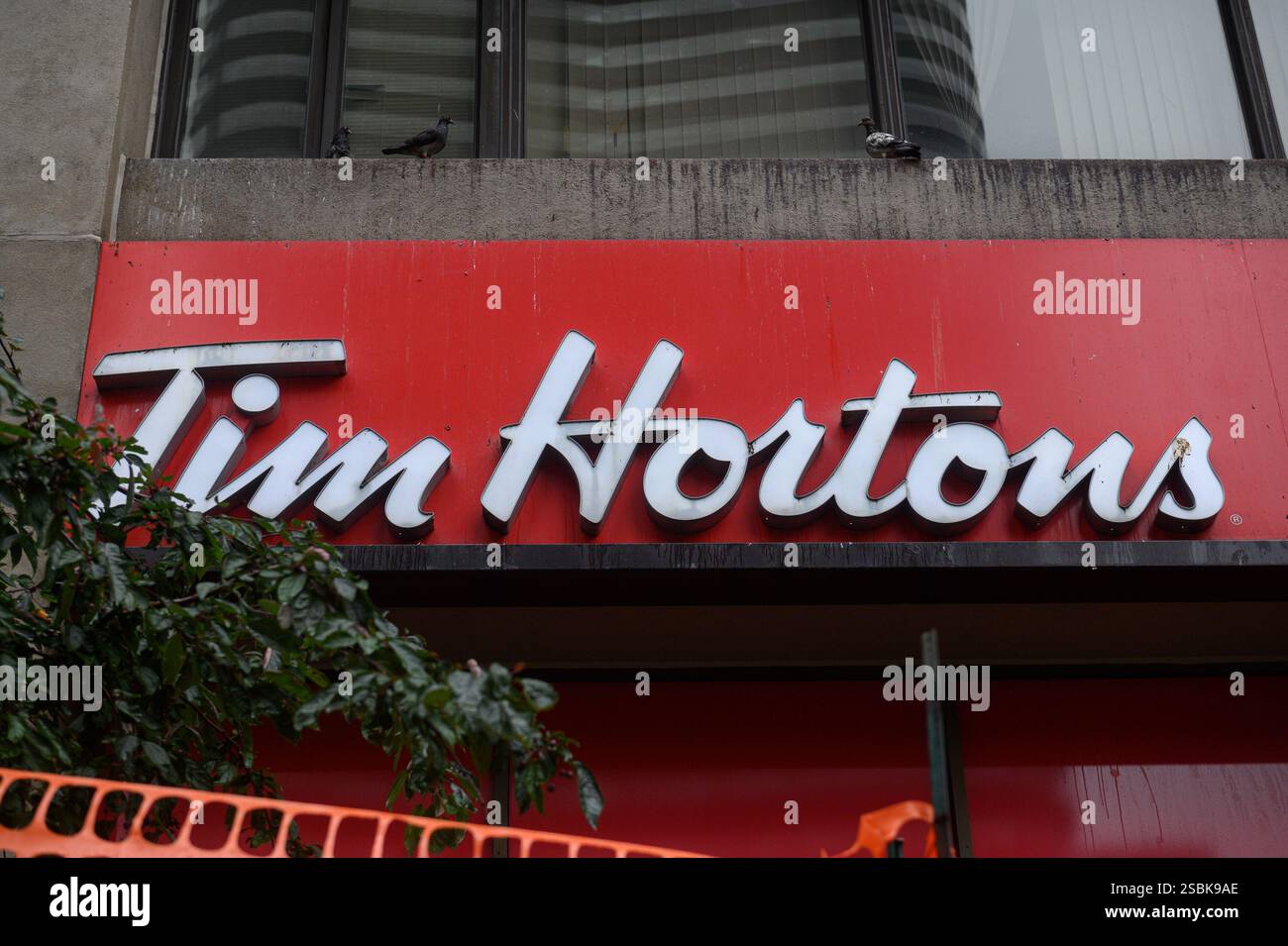 Toronto, ON, Canada - July 2, 2024: Tim Hortons Inc., commonly ...