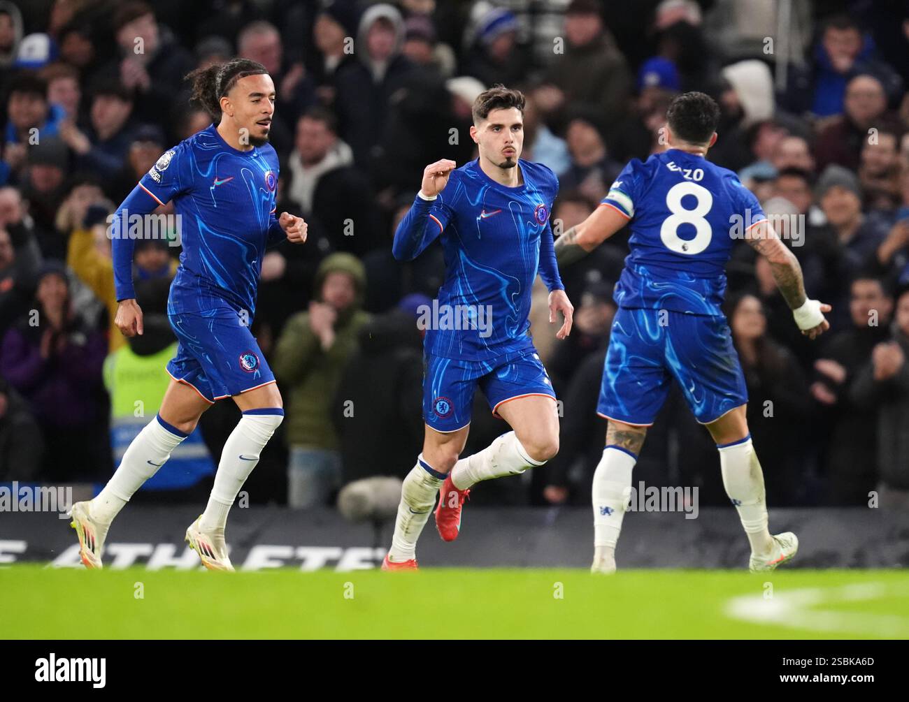 Chelsea's Pedro Neto celebrates scoring their side's first goal of the ...