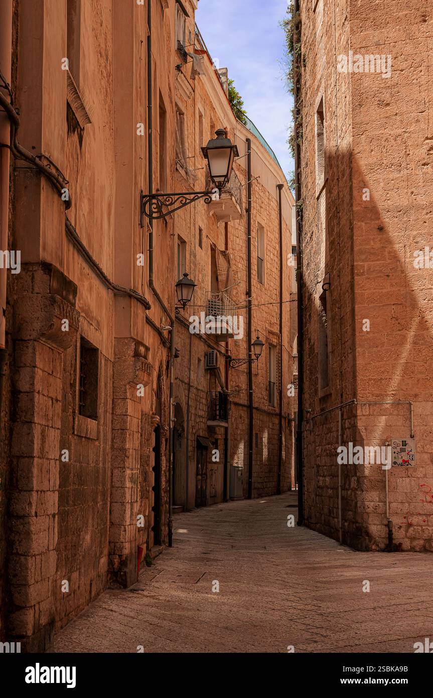 the charm of the alleys of the historic center of Bari also called Bari ...
