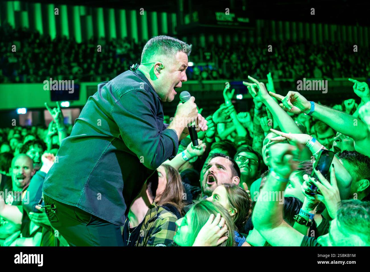 02.02.2025, xkkux, Düsseldorf, Die Band Dropkick Murphys performt bei ...