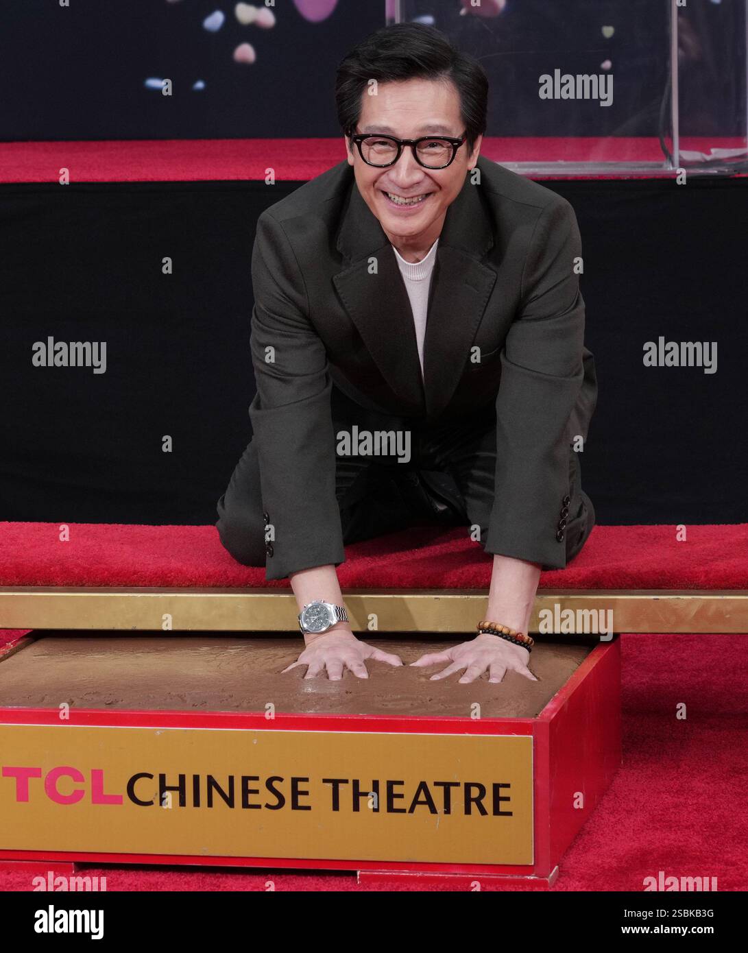 Los Angeles, USA. 03rd Feb, 2025. Ke Huy Quan at the Ke Huy Quan Hand & Footprint in cement ...