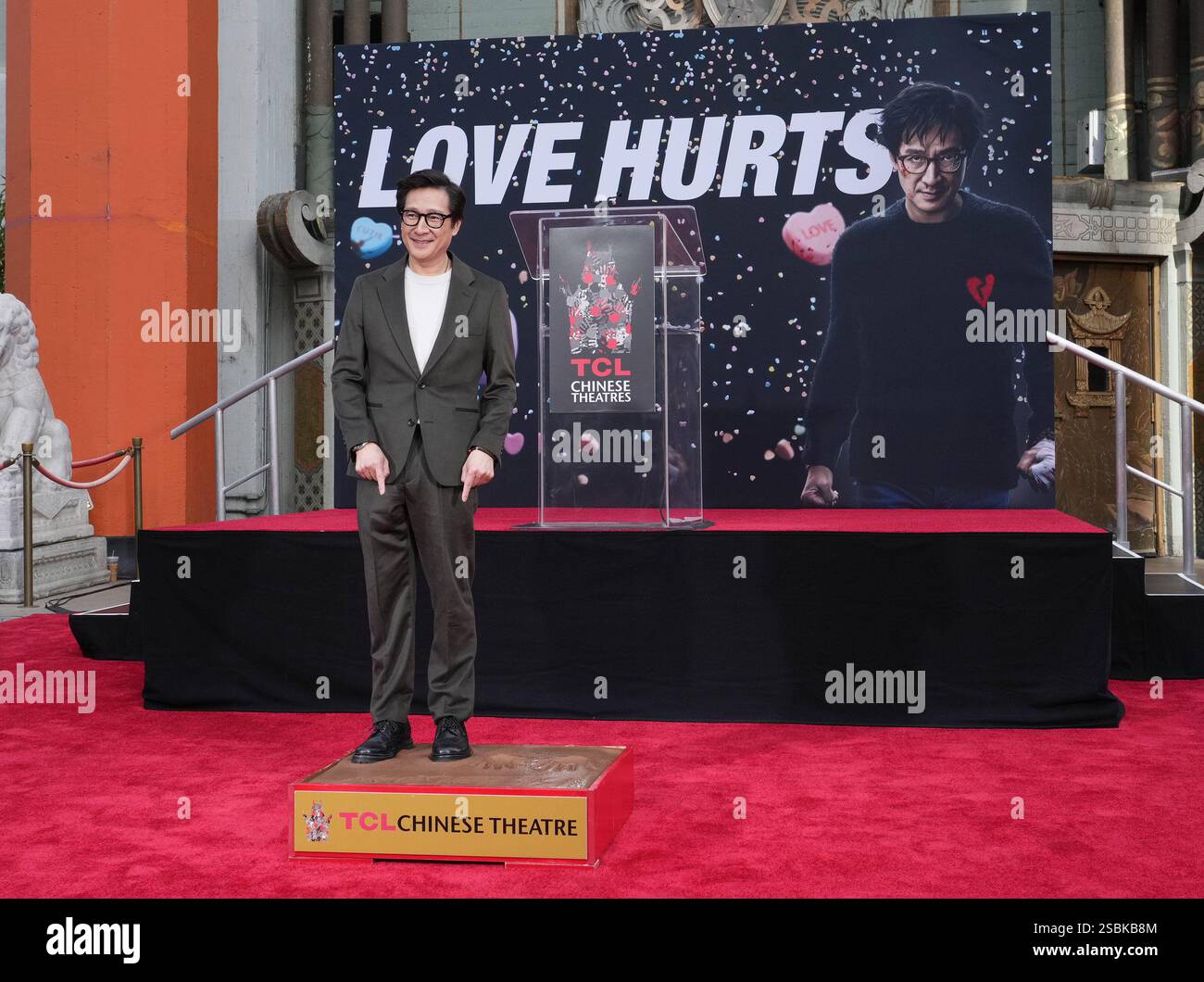 Los Angeles, USA. 03rd Feb, 2025. Ke Huy Quan at the Ke Huy Quan Hand & Footprint in cement ...