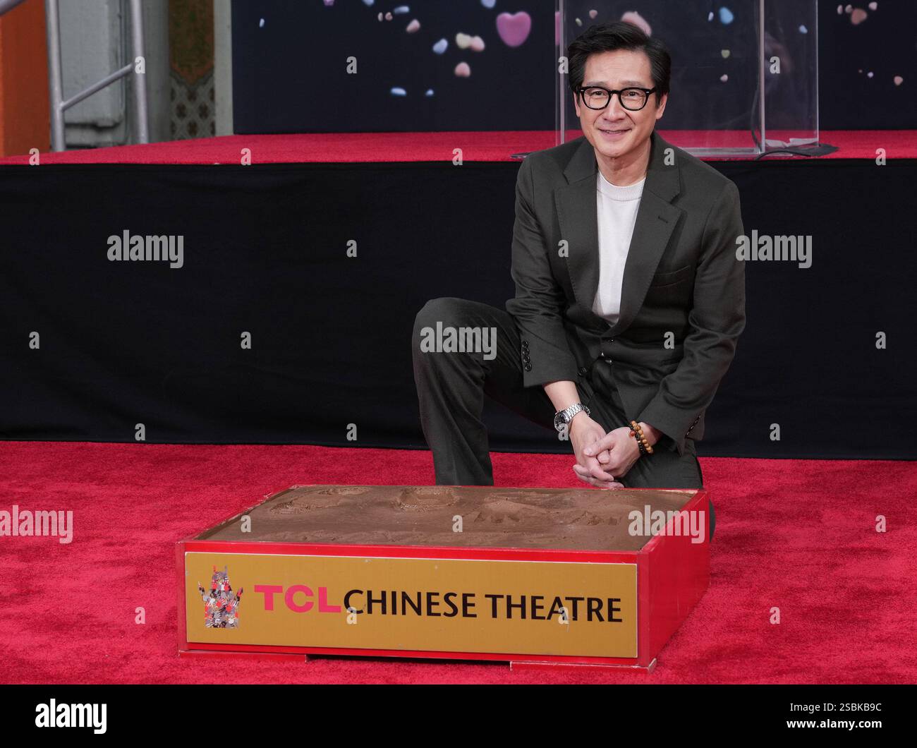 Los Angeles, USA. 03rd Feb, 2025. Ke Huy Quan at the Ke Huy Quan Hand & Footprint in cement ...