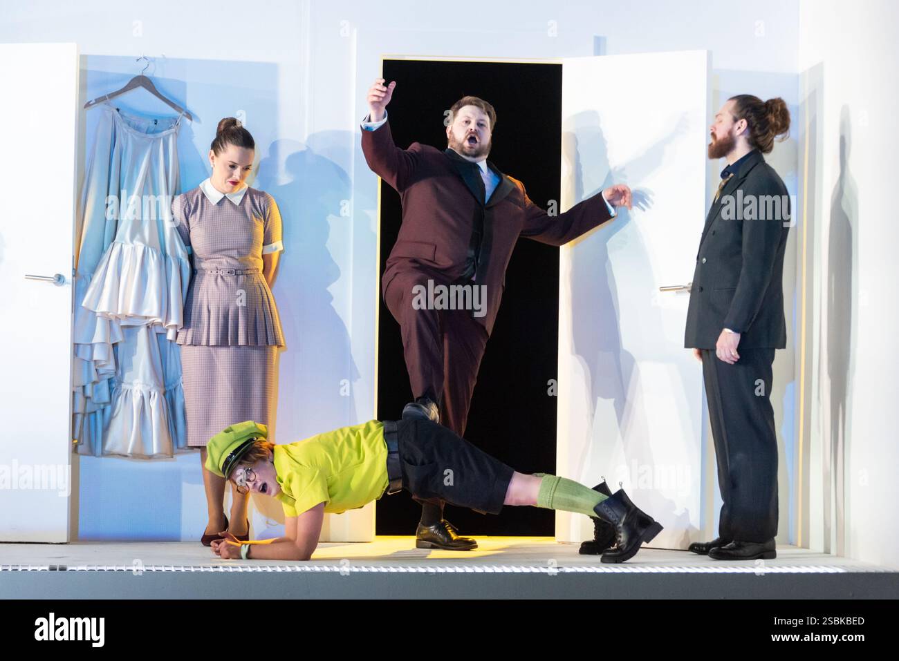 London, 3 February 2025, Mary Bevan, Hanna Hipp, David Ireland, Cody ...