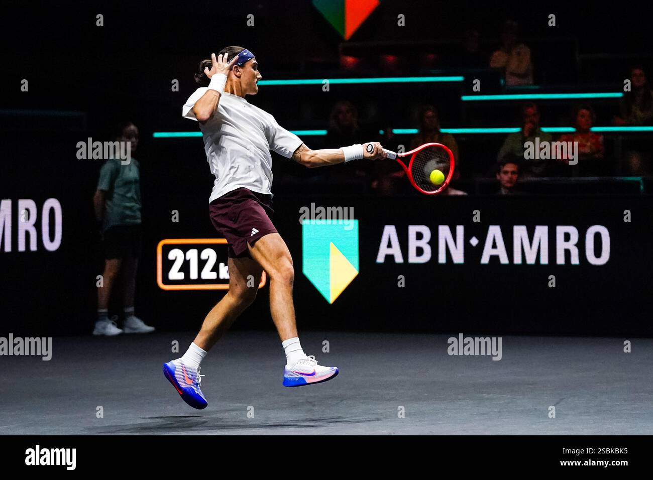 Rotterdam - Mattia Bellucci during the ABN AMRO Open match between ...