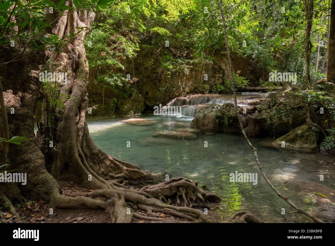 Erawan National Park, Thailand, Asia Stock Photo - Alamy