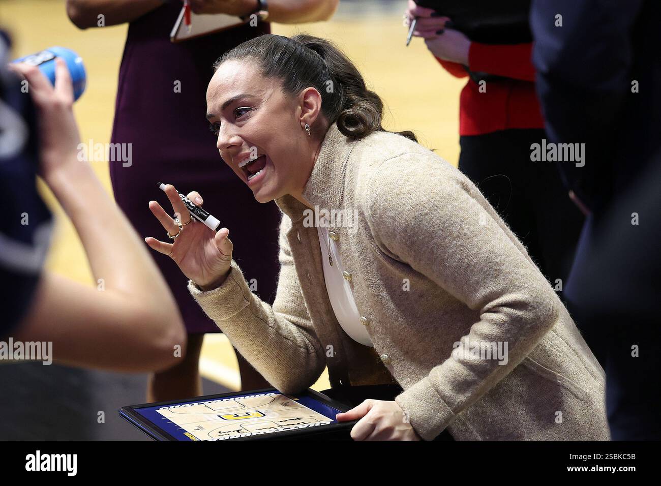 SPARTANBURG, SC - JANUARY 30: Chattanooga Mocs head coach Deandra ...