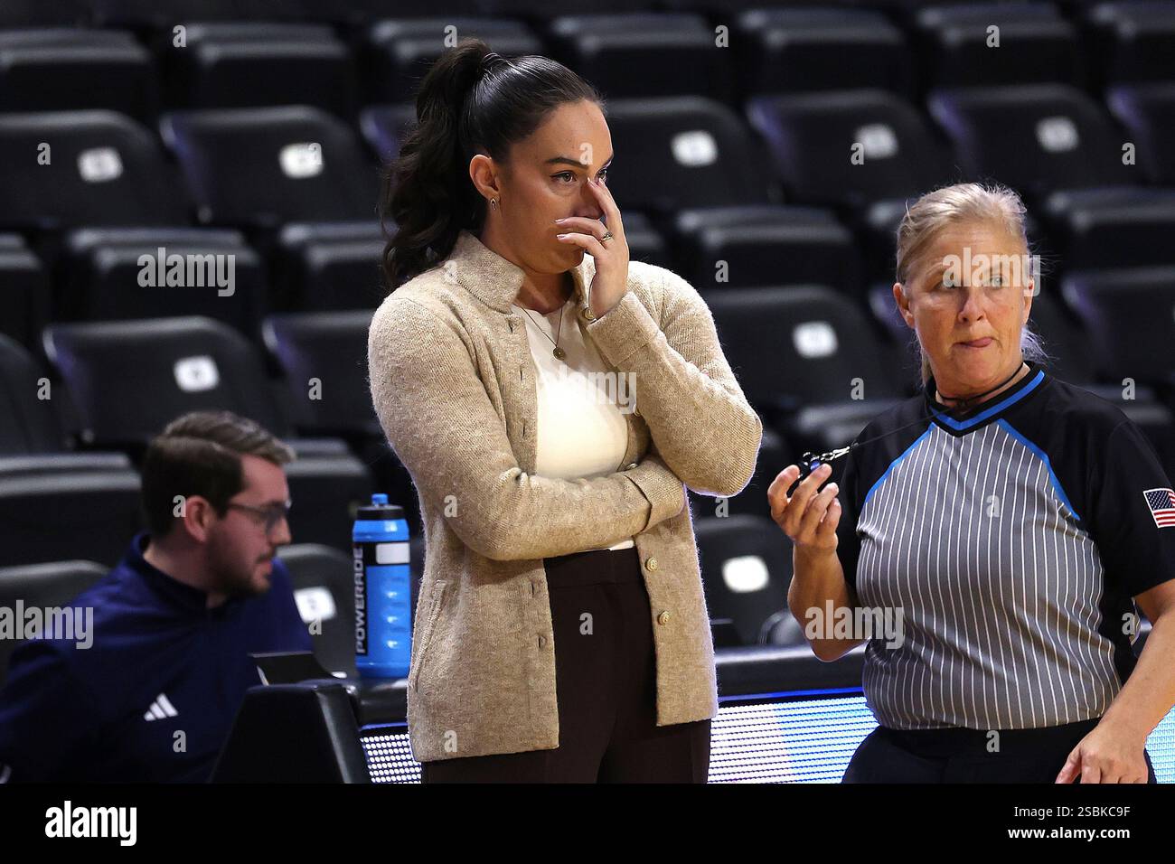 SPARTANBURG, SC - JANUARY 30: Chattanooga Mocs head coach Deandra ...
