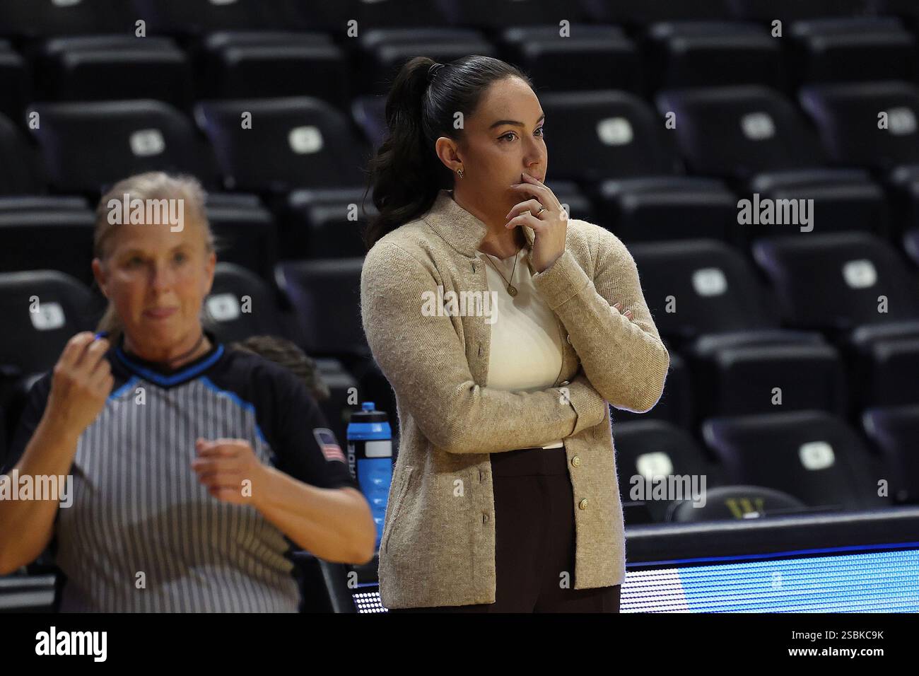 SPARTANBURG, SC - JANUARY 30: Chattanooga Mocs head coach Deandra ...