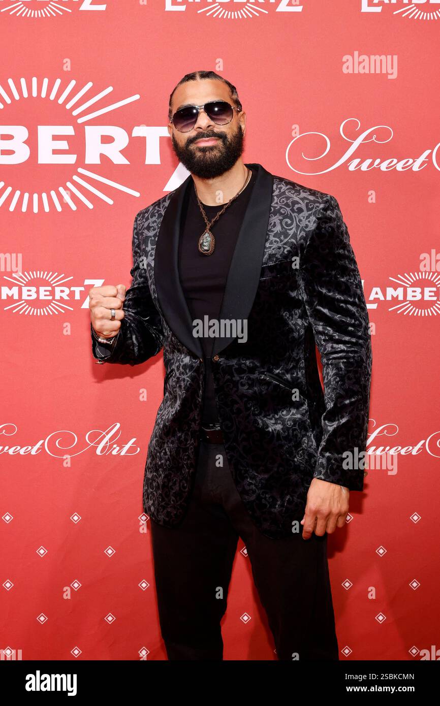 Boxer David Haye bei der Lambertz Monday Night 2025 im Alten Wartesaal ...