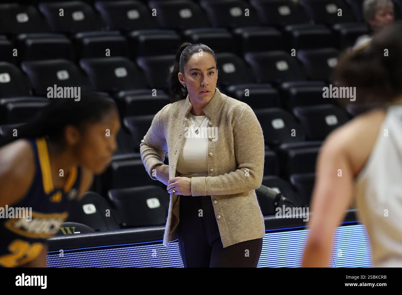 SPARTANBURG, SC - JANUARY 30: Chattanooga Mocs head coach Deandra ...
