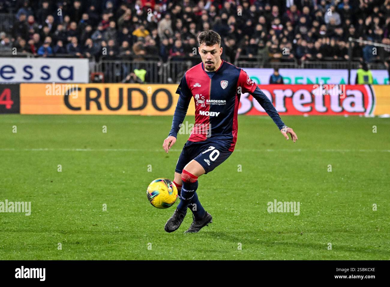 Cagliari, Italy. 03rd Feb, 2025. Gianluca Gaetano of Cagliari Calcio ...