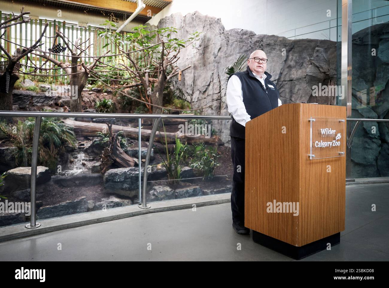 Calgary, Canada. 03rd Feb, 2025. Kyle Burks, the new CEO of the Calgary ...