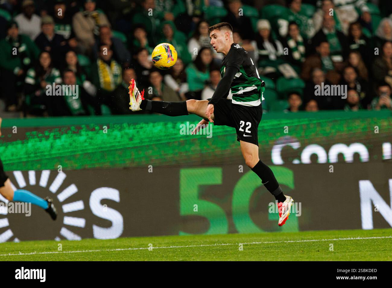 Ivan Fresneda seen during Liga Portugal game between teams of Sporting ...