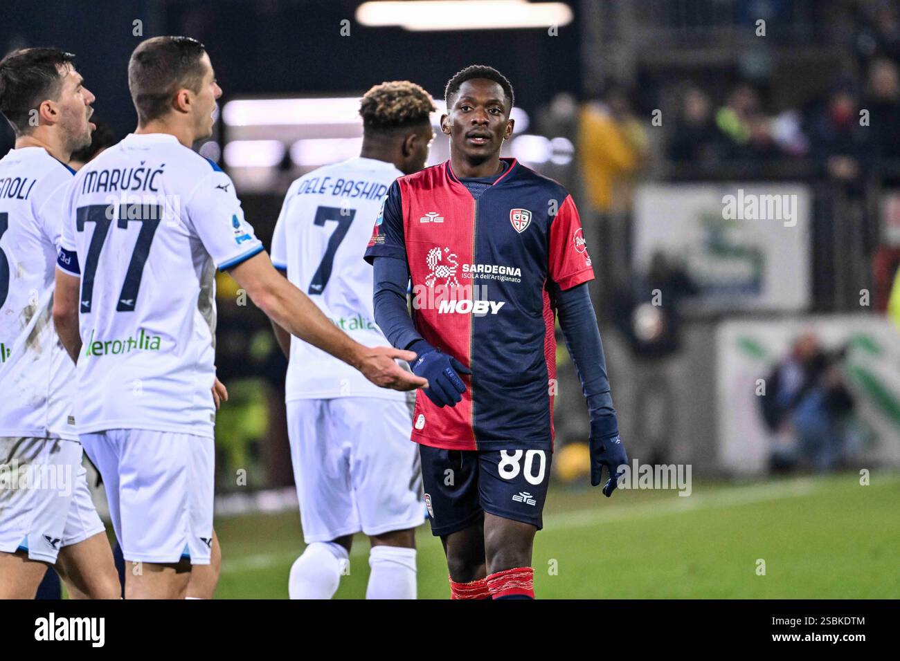 Cagliari, Italy. 03rd Feb, 2025. Kingstone Mutandwa of Cagliari Calcio ...